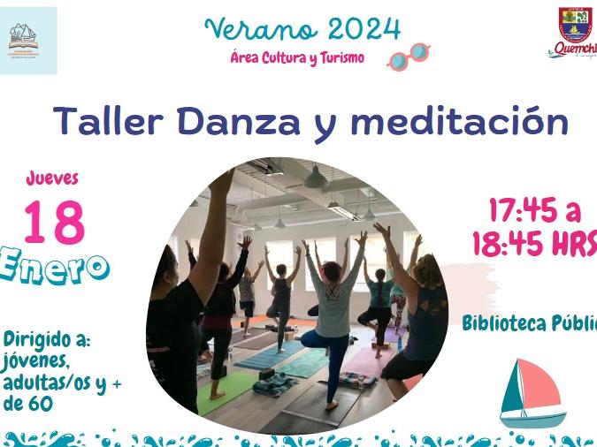 Taller danza y meditación | Sistema Nacional de Bibliotecas Públicas